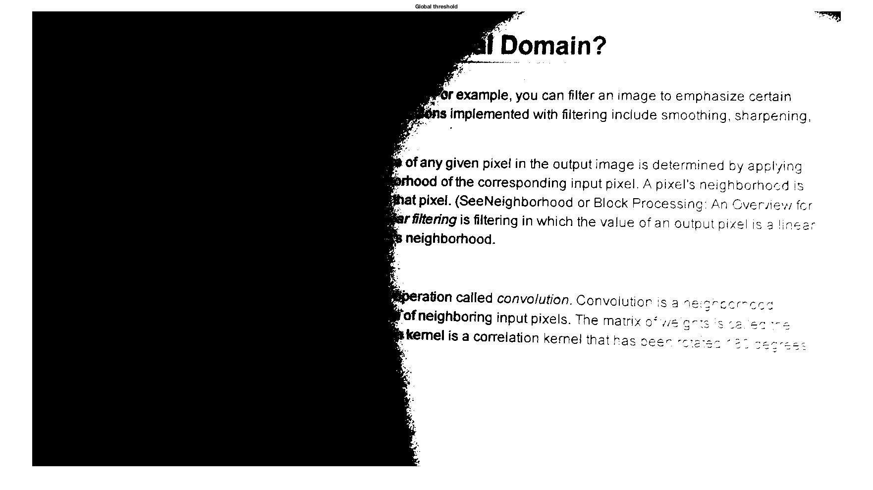 Image binarization – im2bw and graythresh » Steve on Image Processing - MATLAB & Simulink